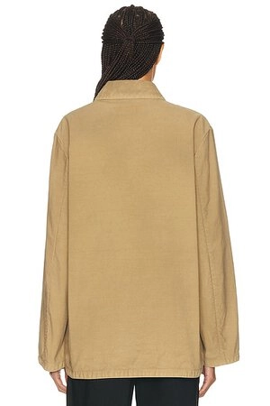 THE ROW Baeza Jacket - Sandy Buff