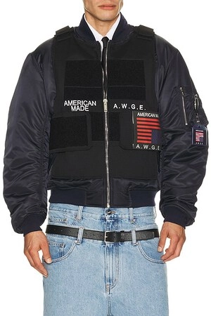 AWGE Bomber Jacket - Dark Navy