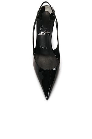CHRISTIAN LOUBOUTIN Miss Z Sling Back 100 Pump - Black