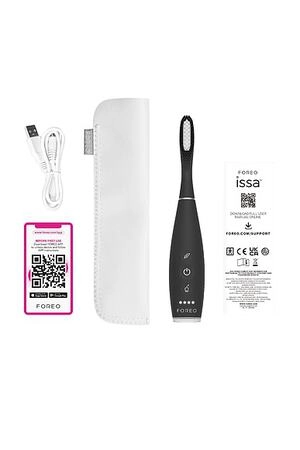 Foreo Issa 4 Plus Smart Hybrid Silicone Sonic Toothbrush - Black