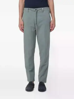 MYTHS Drawstring Twill Trousers - Grey