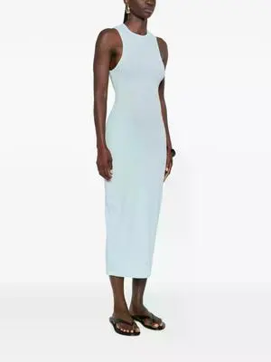 Wardrobe.NYC Ribbed Crewneck Midi Dress