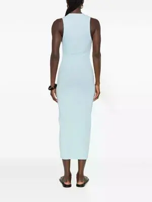 Wardrobe.NYC Ribbed Crewneck Midi Dress