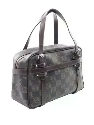Loewe Anagram Coated Canvas Handbag - Grey
