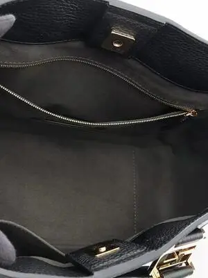 Fendi Small Grained Leather Satchel