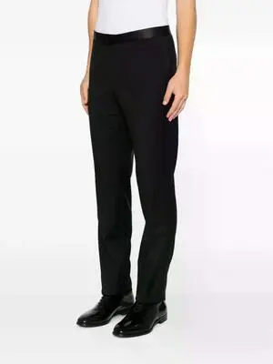 Tagliatore Satin-trim Trousers