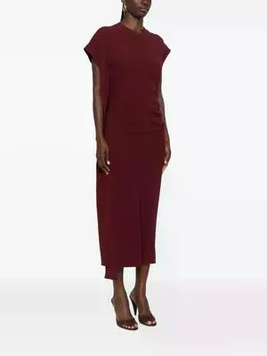 Victoria Beckham Draped Asymmetric Midi Dress