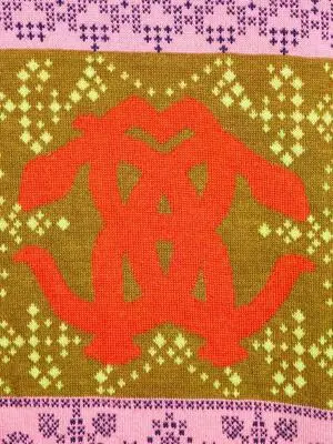 Roberto Cavalli Geometric Jacquard Knit Sweater
