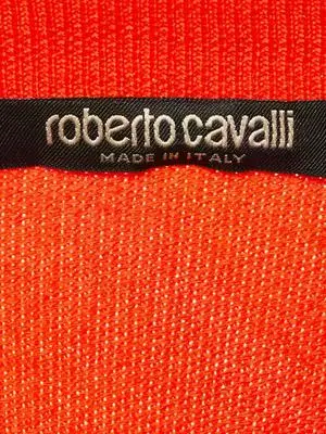Roberto Cavalli Geometric Jacquard Knit Sweater