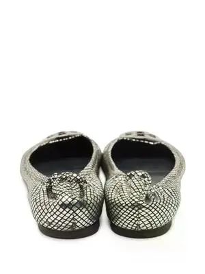 Tory Burch Reva Logo Medallion Ballet Flats