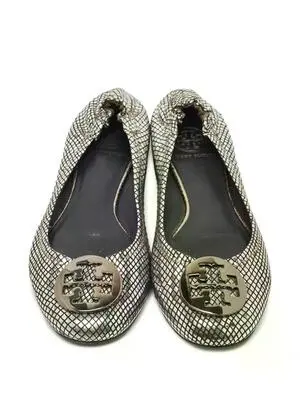 Tory Burch Reva Logo Medallion Ballet Flats