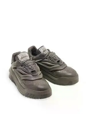 Versace Odissea Medusa-motif Leather Sneakers