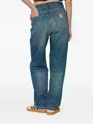Carhartt Work In Progress Paint-splatter Straight-leg Jeans