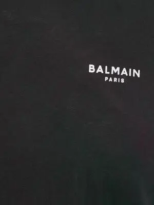 Balmain Logo-print Cotton T-shirt - Black
