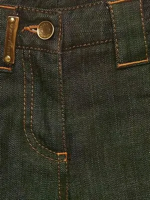 Dolce & Gabbana Slim Fit Jeans With Gold-tone Hardware - Black