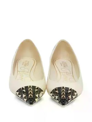Valentino Garavani Rockstud Pointed Ballet Flats