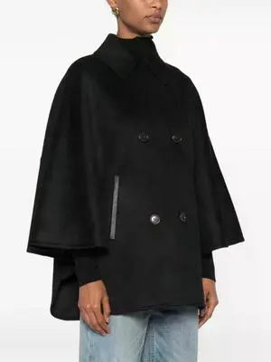 Max Mara Double-breasted Cape Coat