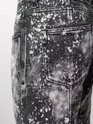 DIESEL® D-strukt Paint Treated Slim-fit Jeans