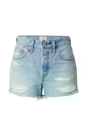 LEVI'S 501 Original Distressed Frayed-hem Shorts