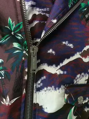 Dsquared2 Tropical Print Biker Jacket
