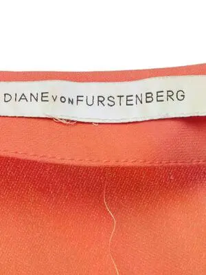 Diane Von Furstenberg Crepe V-neck Wrap Playsuit