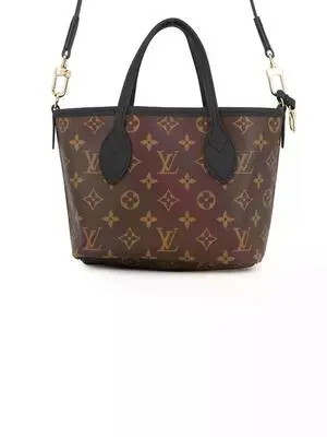 LOUIS VUITTON Monogram Neverfull Bandouliere Inside Out Bb Satchel