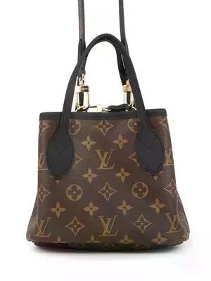 LOUIS VUITTON Monogram Neverfull Bandouliere Inside Out Bb Satchel