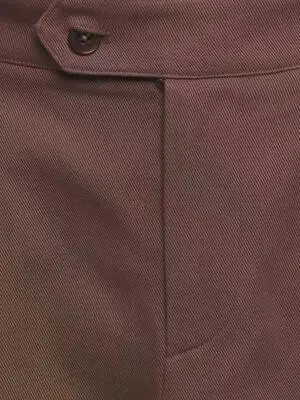 Hermès Pleated Drill Trousers
