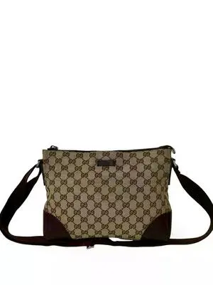 Gucci Gg Canvas Crossbody Bag - Neutrals