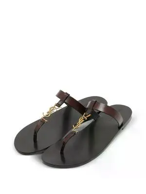 Saint Laurent Cassandre Thong Sandals