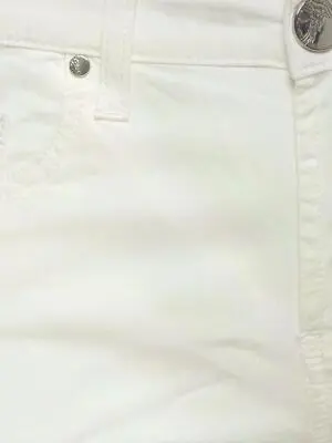 Versace Medusa Studded Slim-fit Jeans - Neutrals