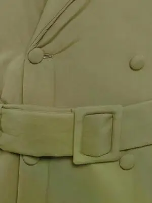 Off-White Double-breasted Belted Trench Coat