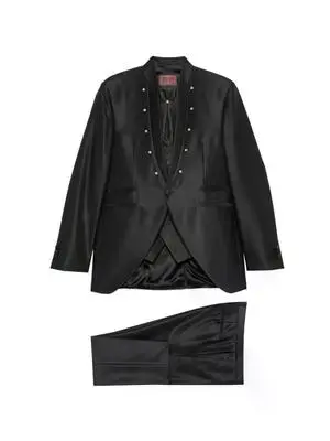 CARLO PIGNATELLI Crystal-embellished Suit - Grey