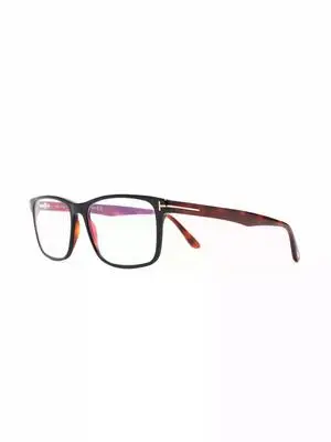 TOM FORD Tortoiseshell-effect Square-frame Glasses
