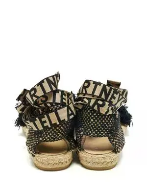 Stella McCartney Gaia Logo-tie Flat Espadrilles