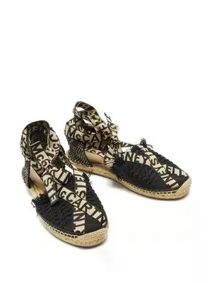 Stella McCartney Gaia Logo-tie Flat Espadrilles