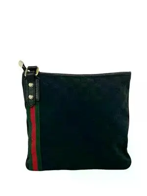 Gucci Gg Canvas Web Crossbody Bag