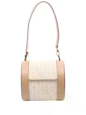 BVLGARI B.zero1 Logomania Handbag - Neutrals