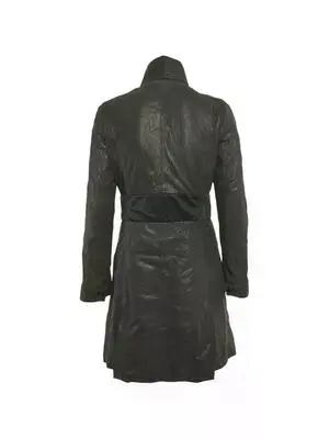 Versace Leather Trench Coat