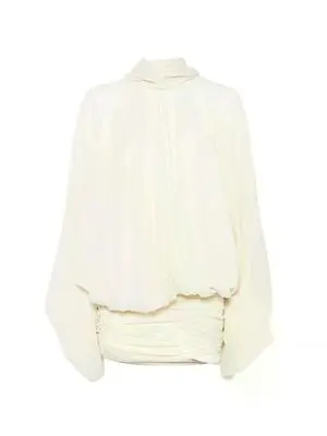 DE LA VALI Maite Mini Dress - Neutrals