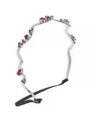 Miu Miu Crystal Embellished Headband
