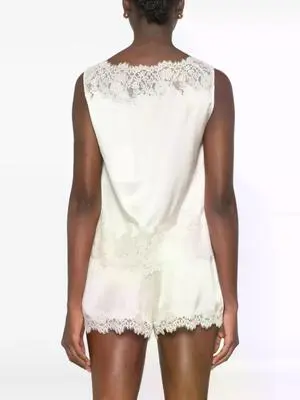 DÔEN Viviane Lace-trim Top