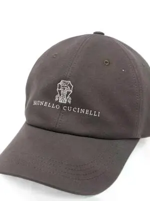 Brunello Cucinelli Embroidered Logo Baseball Cap