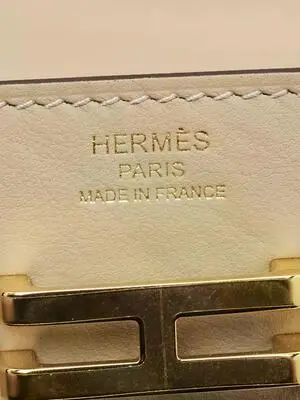 Hermès 24 Elan Pocket Leather Belt Bag - Neutrals