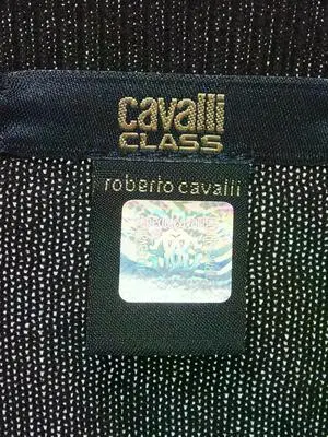 Roberto Cavalli Embroidered Patch Sweater