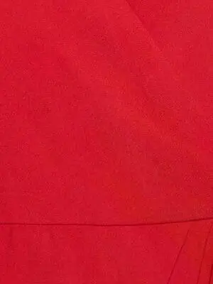 Red Valentino Wrap-style Crepe Mini Dress - Red