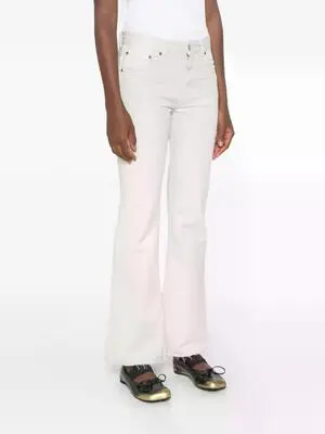 MAISON MARGIELA Light Raw-cut Hem Flared Jeans