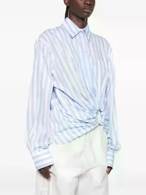 Sportmax Striped Ring Detail Blouse