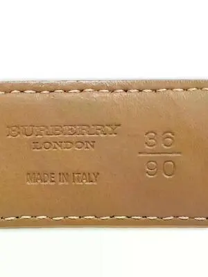 Burberry House Check Leather Belt