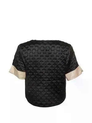 Escada Textured Short-sleeve Jacket